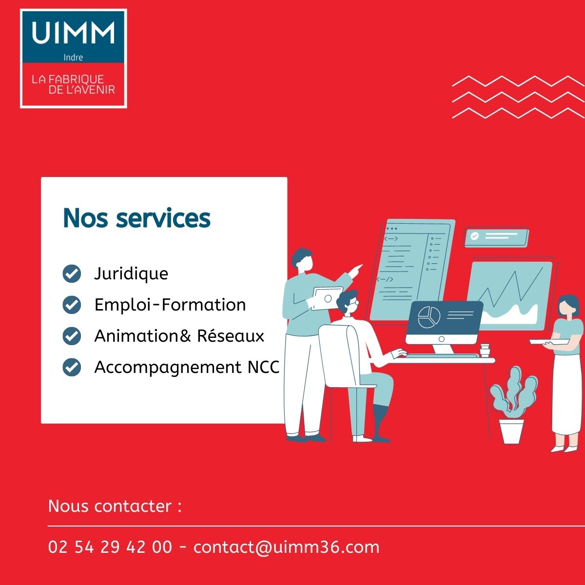 Nos services - UIMM de l'Indre